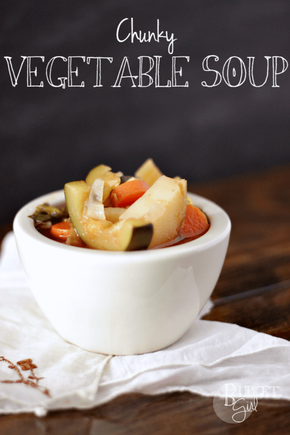Chunky Vegetable Soup - Tastefully Eclectic